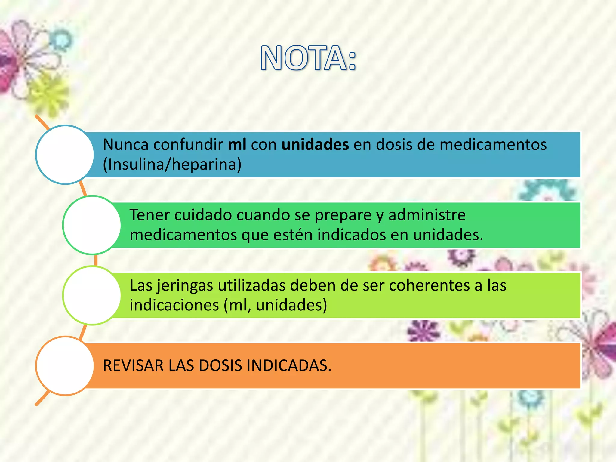 Formulas para aplicar dosis y dilucion de medicamentos | PPTX ...