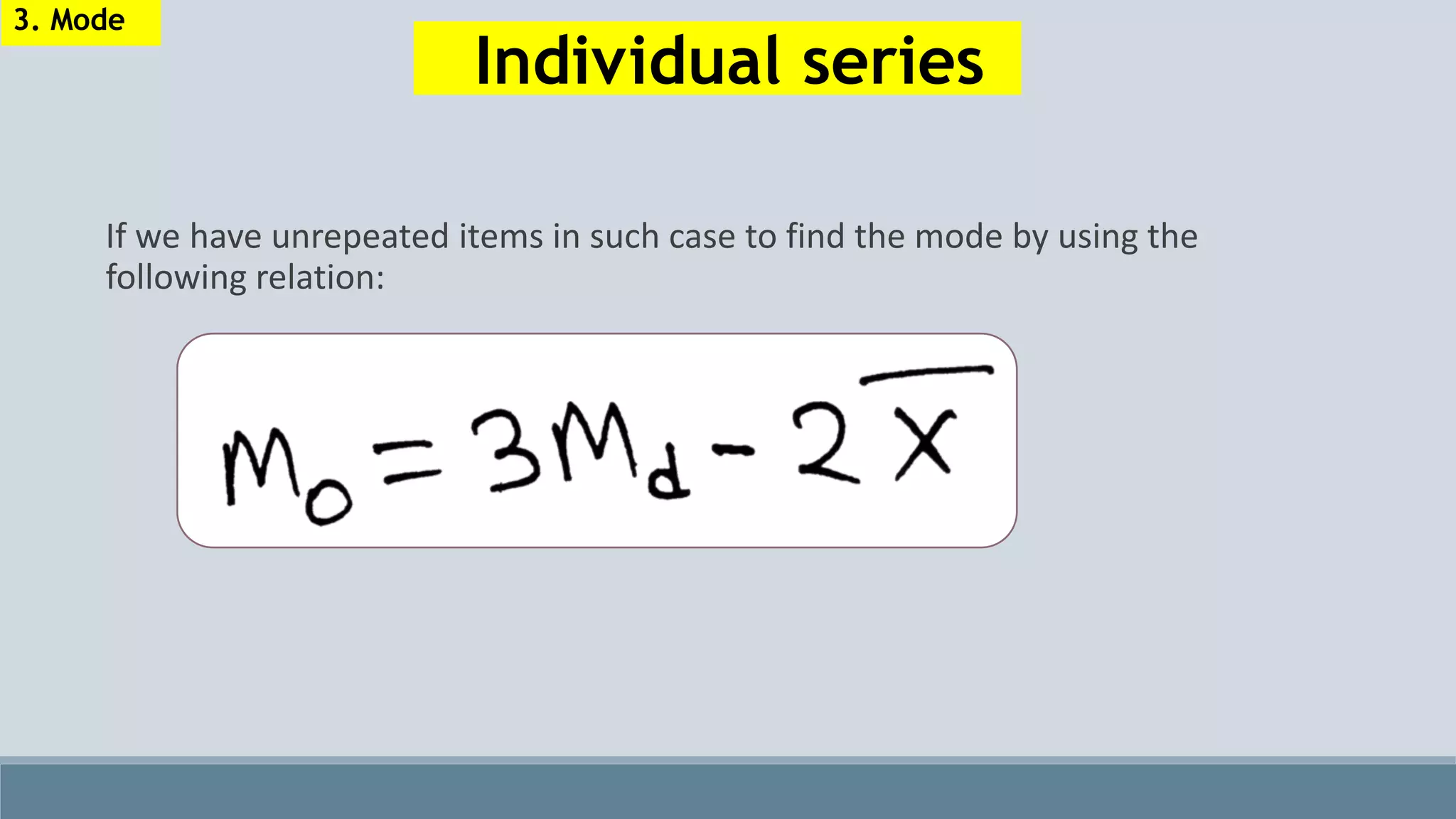 Formulas to measure_central_tendency_(mean,_median,_mode) | PPTX