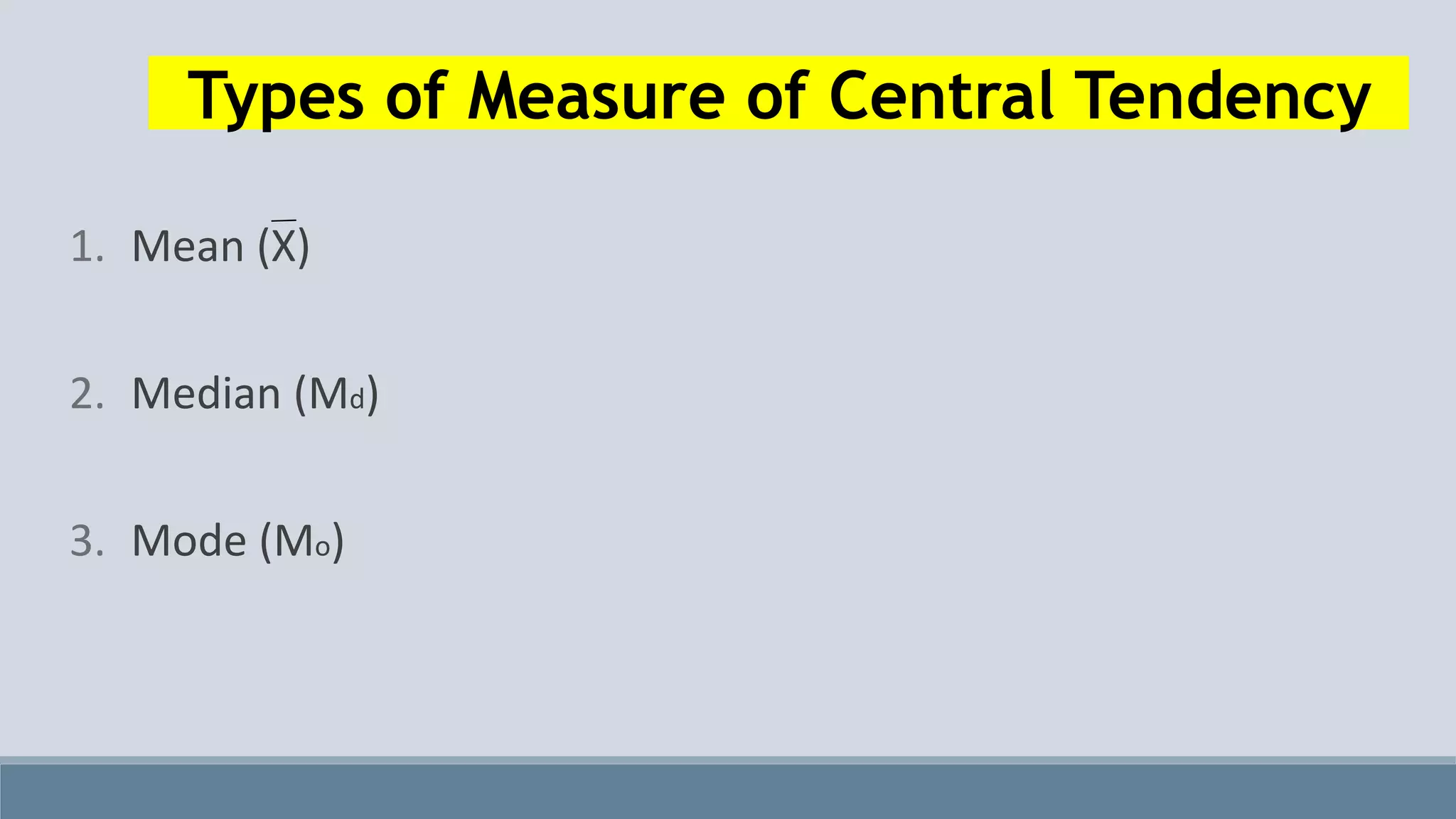 Formulas to measure_central_tendency_(mean,_median,_mode) | PPTX