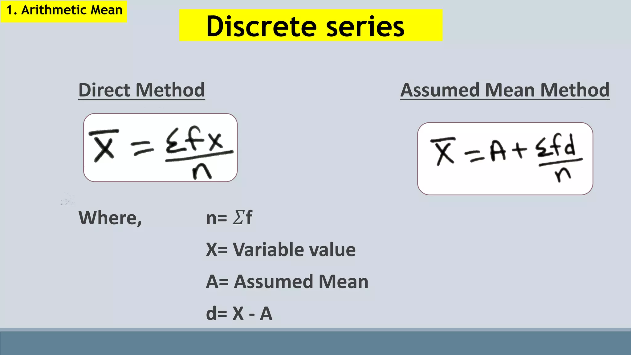 Formulas to measure_central_tendency_(mean,_median,_mode) | PPTX