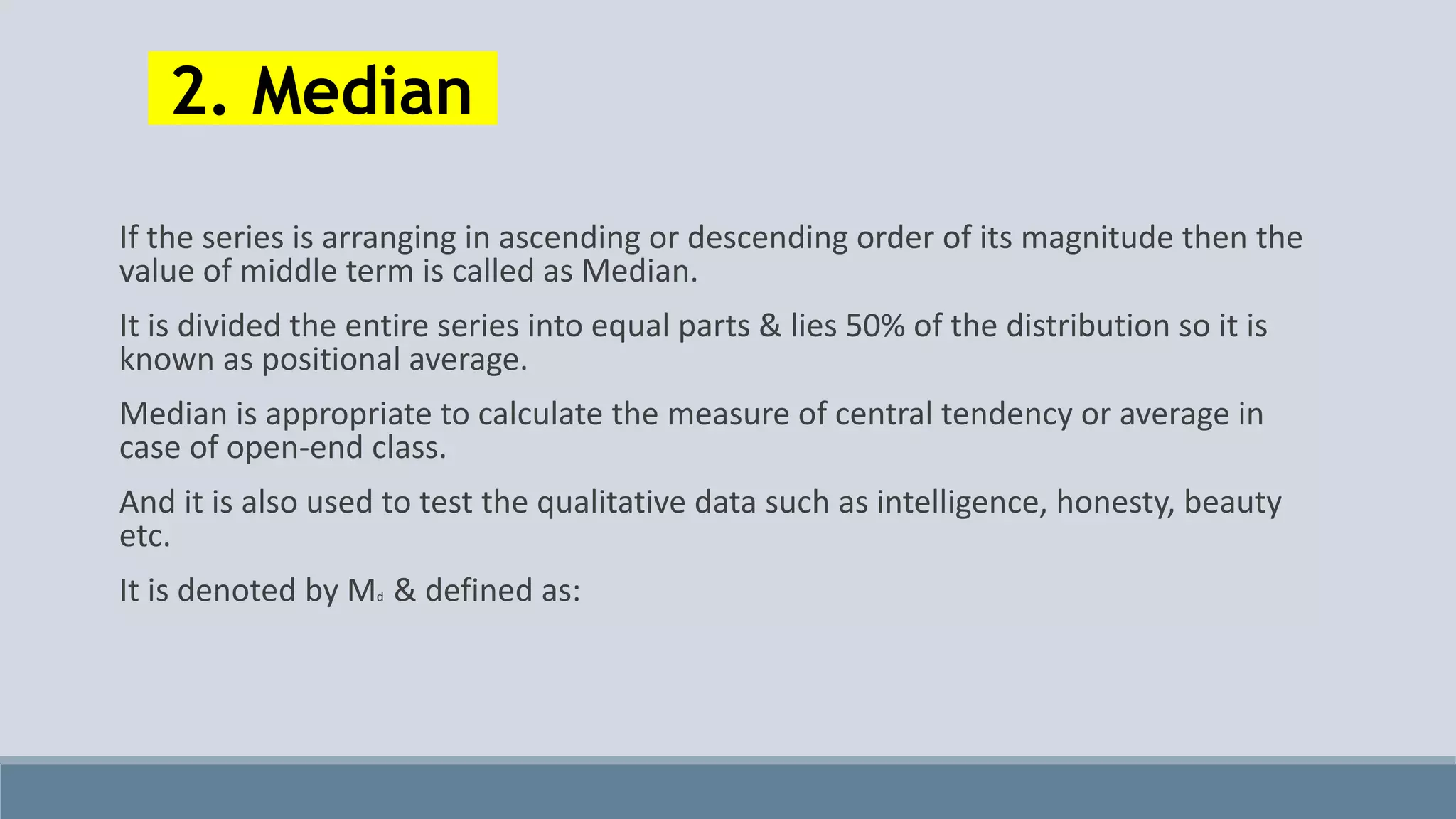 Formulas to measure_central_tendency_(mean,_median,_mode) | PPTX