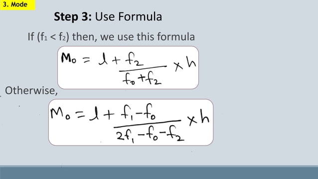 Formulas to measure_central_tendency_(mean,_median,_mode) | PPTX
