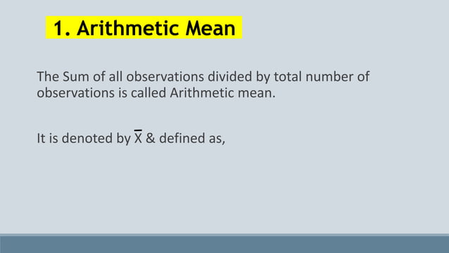 Formulas to measure_central_tendency_(mean,_median,_mode) | PPTX