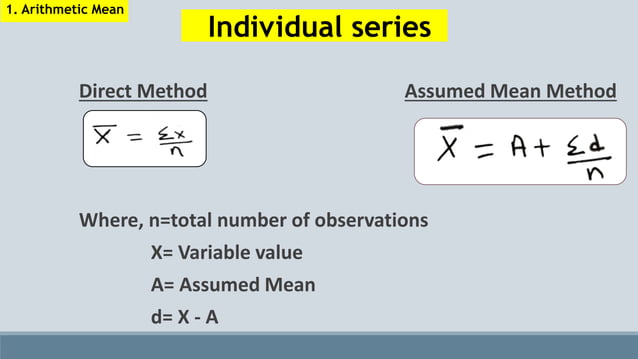 Formulas to measure_central_tendency_(mean,_median,_mode) | PPTX
