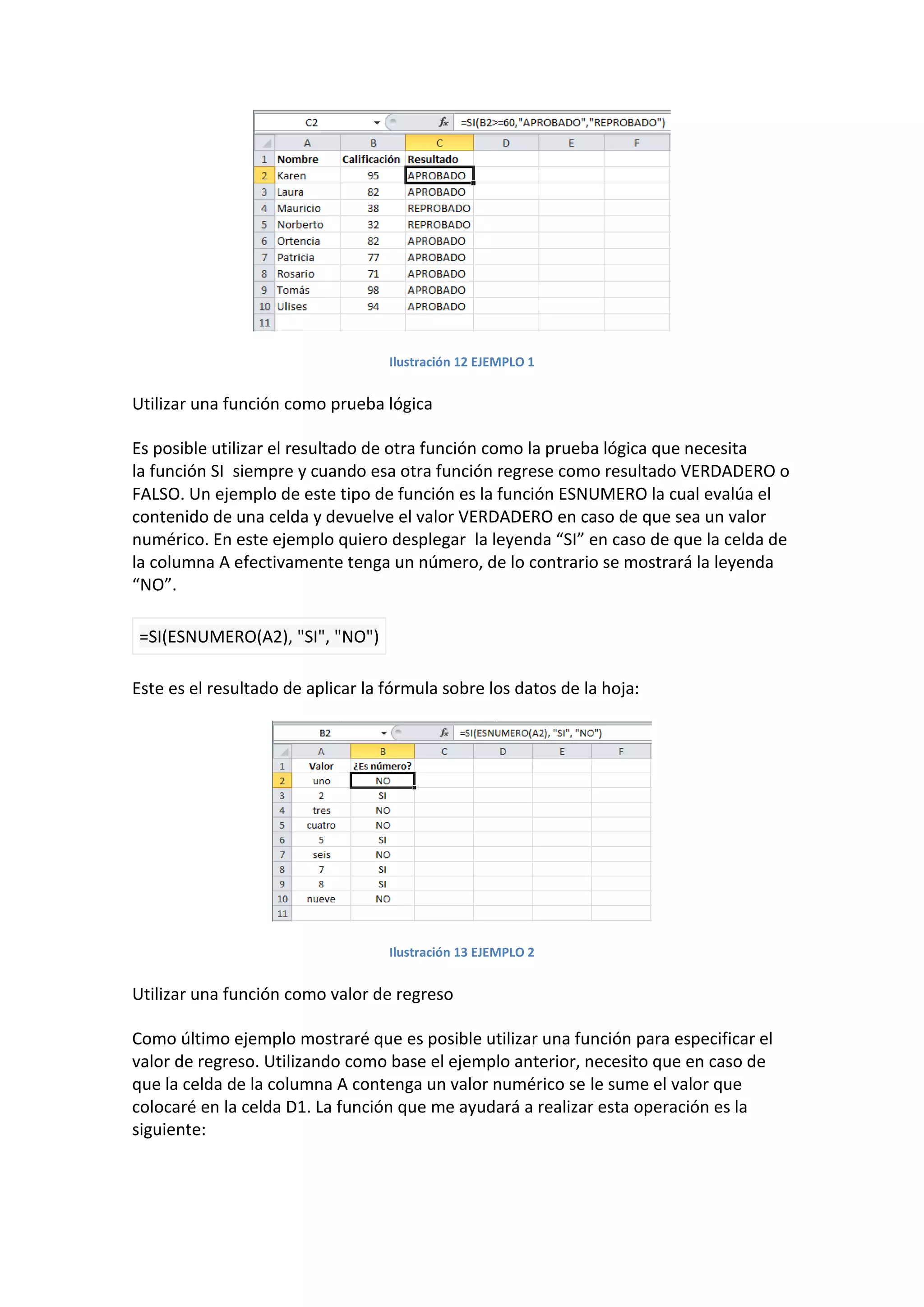 Formulas y funciones basicas en excel | PDF
