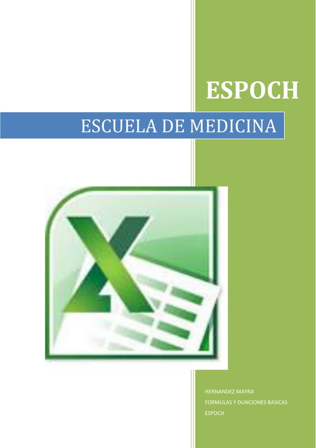 Formulas y funciones basicas en excel | PDF Formulas y funciones basicas en excel | PDF
