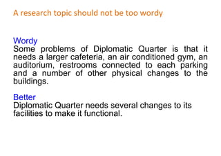 Formulate research topic and question@Extended Essay | PPTX