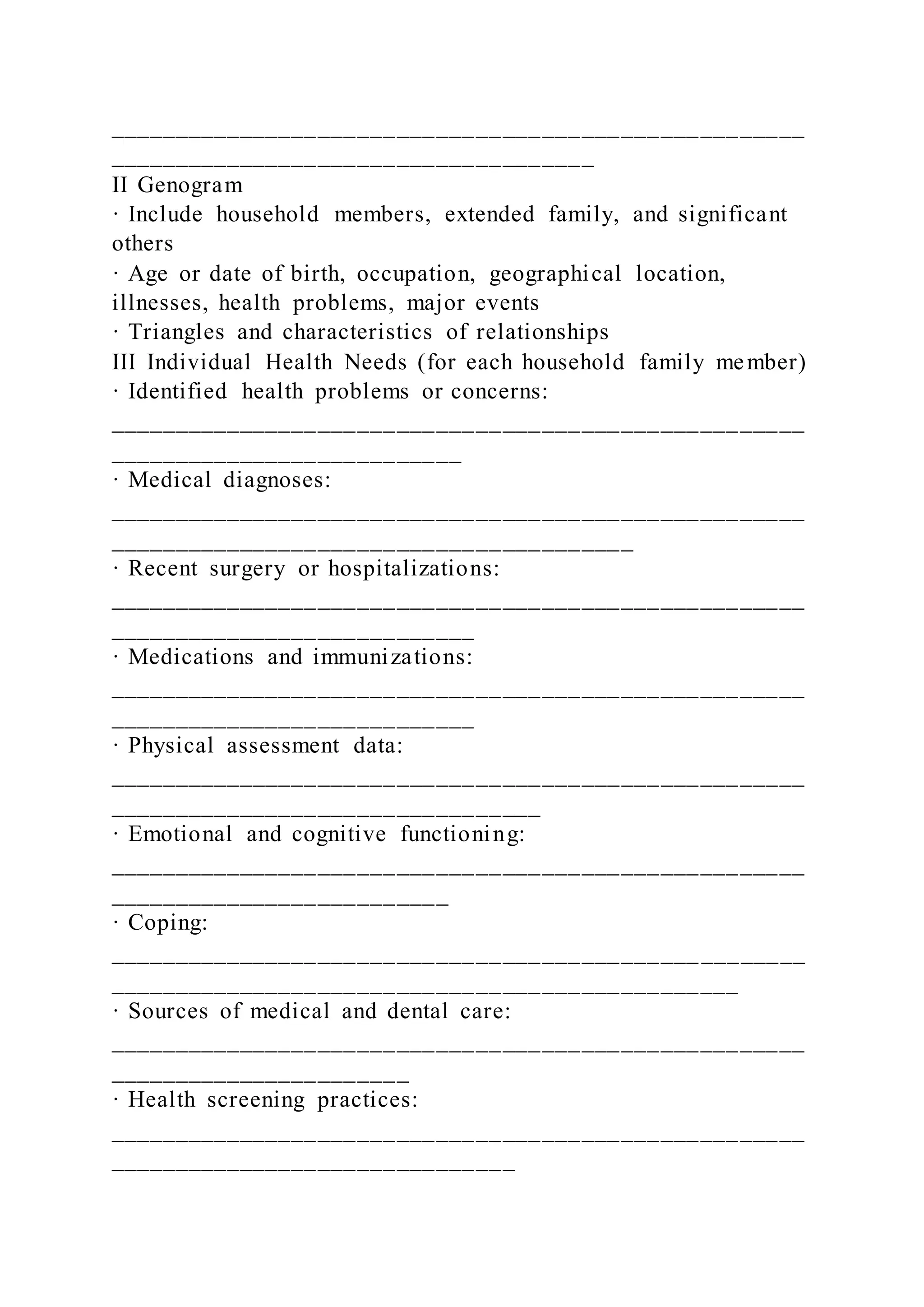 Formulating a family care plan i identifying data· name _____ | PDF