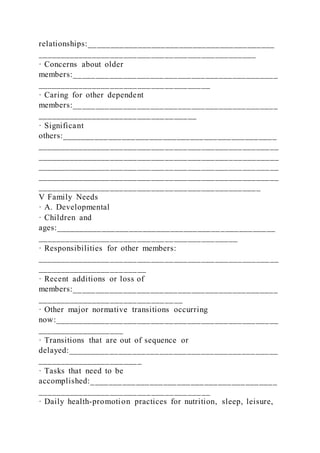 Formulating a family care plan i identifying data· name _____ | PDF