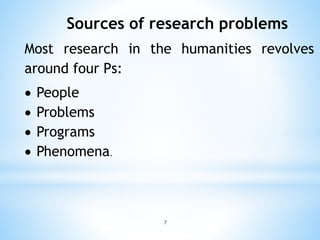 Formulating A Research Problem | PPTX