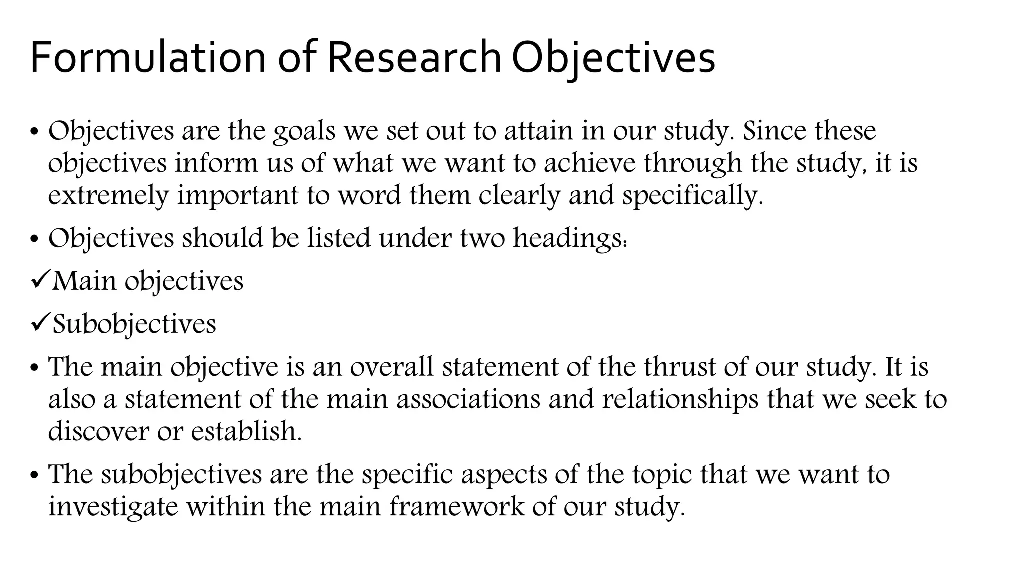 Formulating a research problem - Research Methodology | PPTX