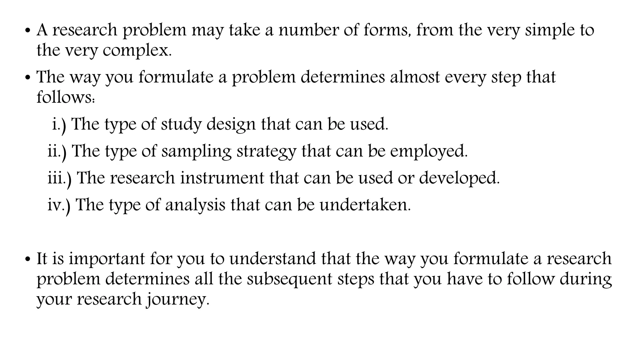 Formulating a research problem - Research Methodology | PPTX