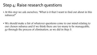 Formulating a research problem - Research Methodology | PPTX