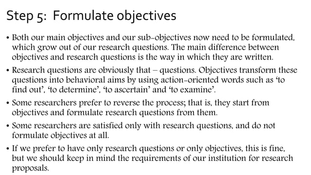 Formulating a research problem - Research Methodology | PPTX