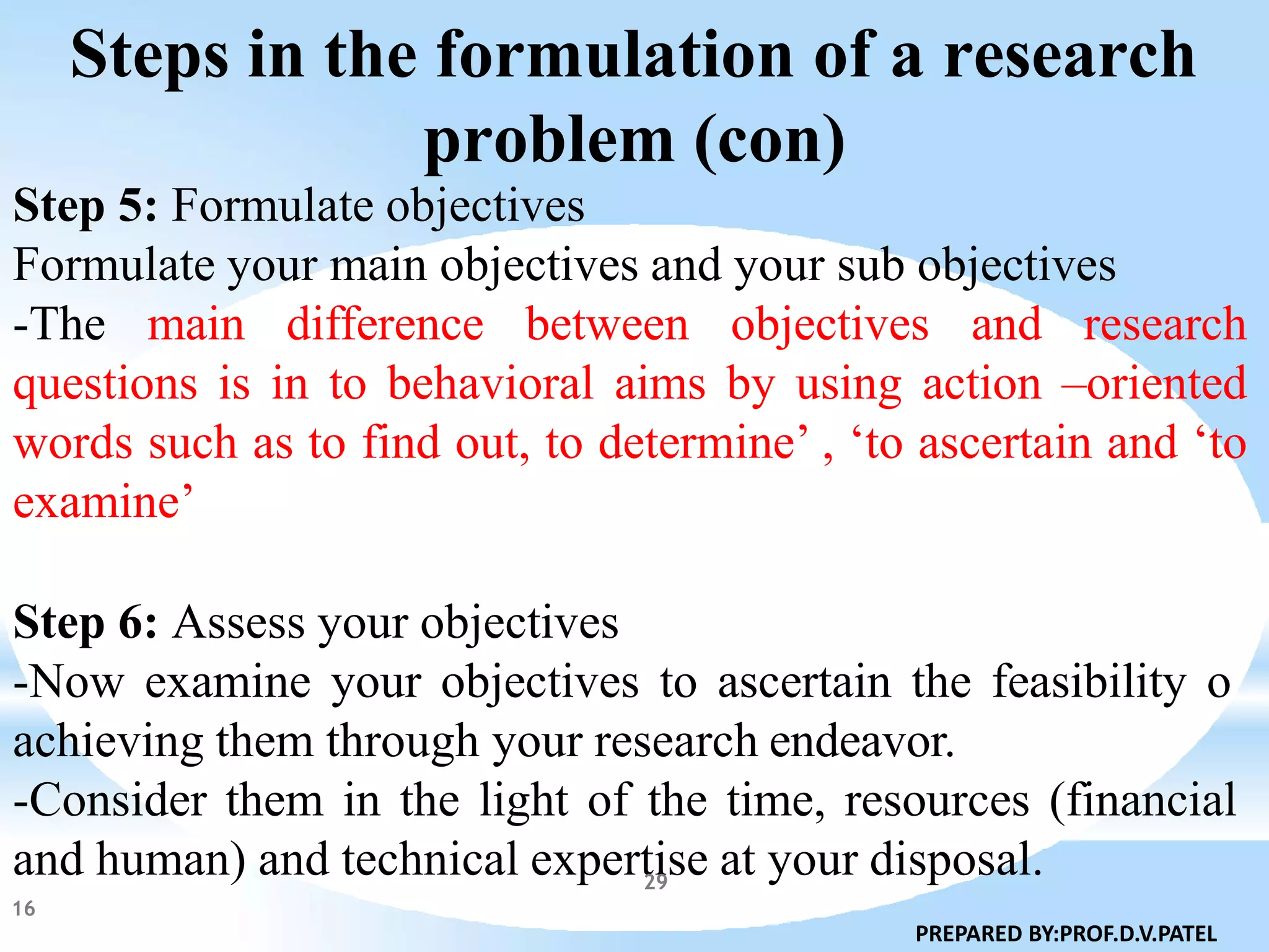 Formulating a research problem | PPTX