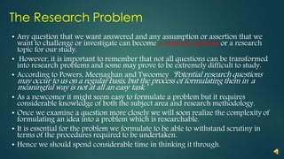 Formulating a research problem | PPTX