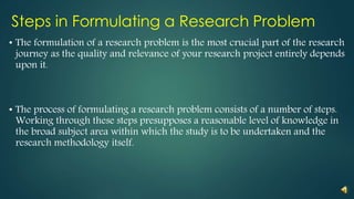 Formulating a research problem | PPTX