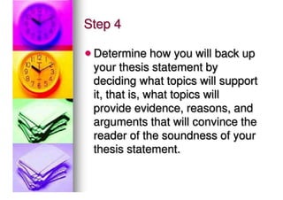 Formulating A Thesis Statement | PDF