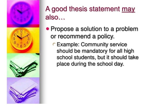 Formulating A Thesis Statement | PDF