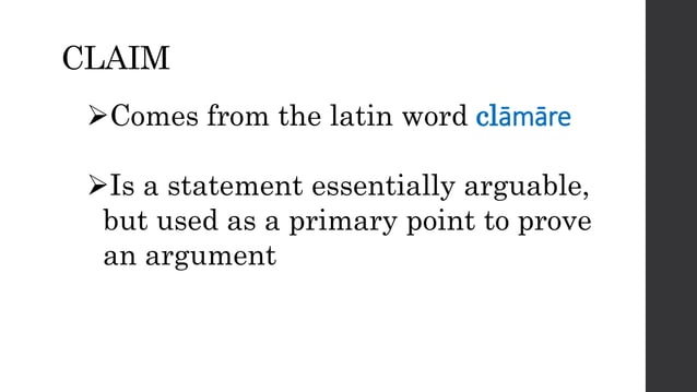 FORMULATING CLAIMS OF FACT, POLICY AND VALUE.pptx