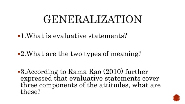 Formulating Evaluative Statements Pptx