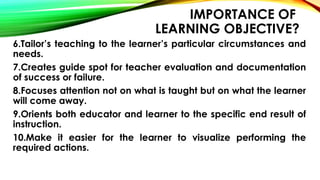 FORMULATING LEARNING OBJECTIVE IN HEALTH EDUCATION | PPT