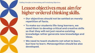Formulating Learning Objectives.pdf | Educational Assessment | Education