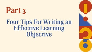 Formulating Learning Objectives.pdf | Educational Assessment | Education