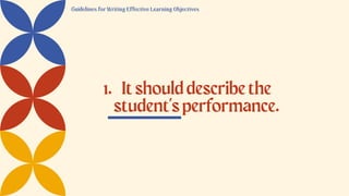 Formulating Learning Objectives.pdf | Educational Assessment | Education
