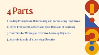 Formulating Learning Objectives.pdf | Educational Assessment | Education