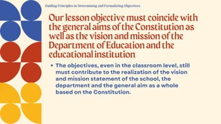 Formulating Learning Objectives.pdf | Educational Assessment | Education