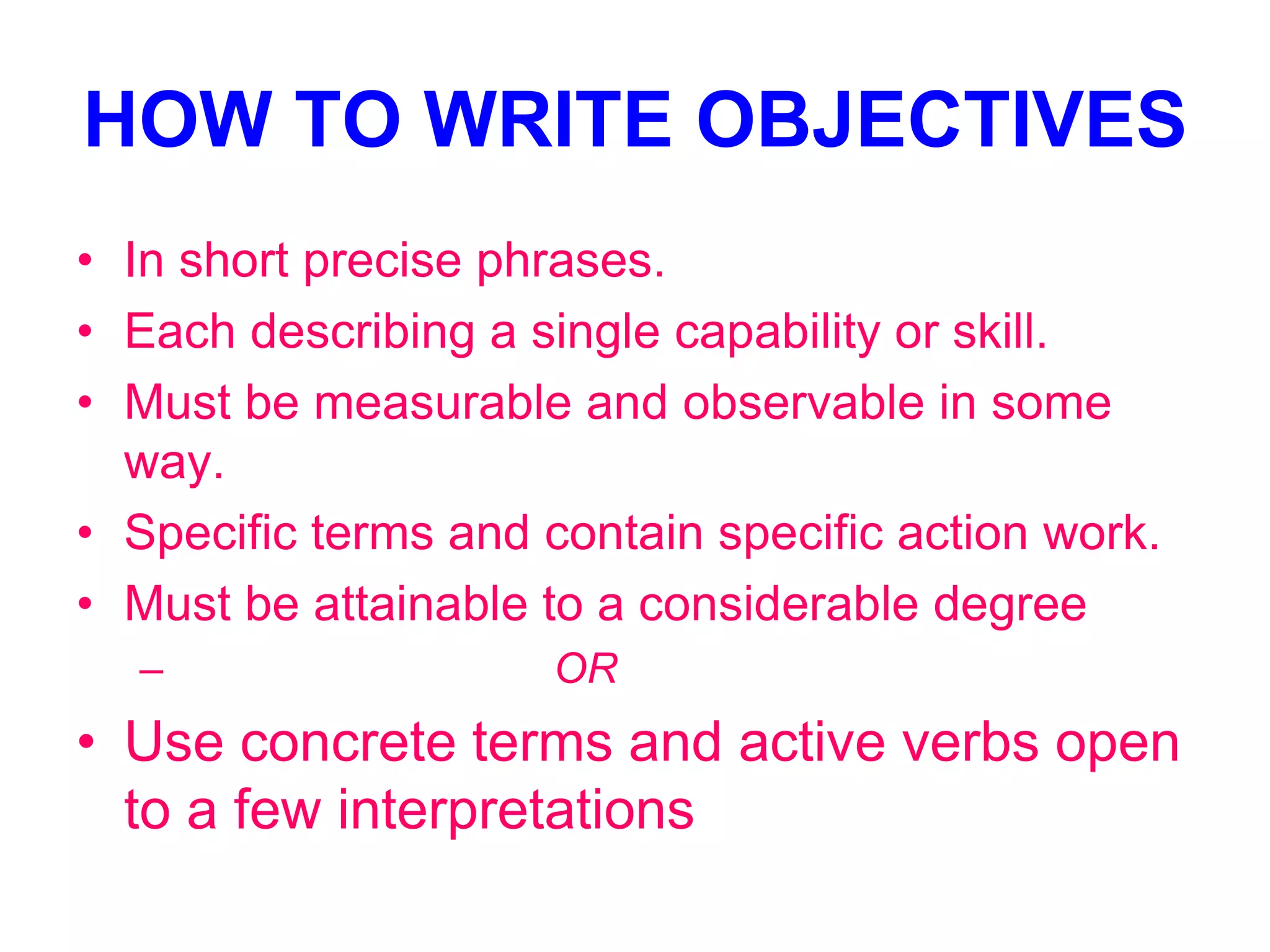 formulating OBJECTIVES 100 (Personal objectives).pptx