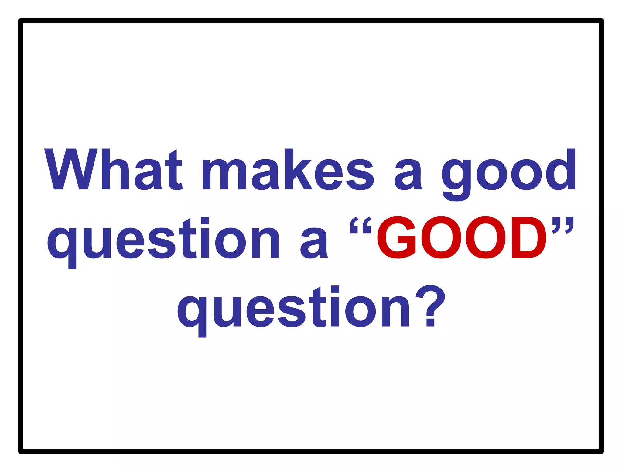 Formulating questions | PPTX