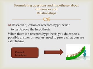 Formulating questions and hypotheses yasser pp.docx