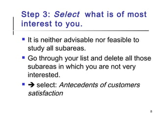 Formulating research problem | PPT