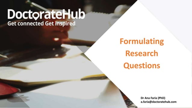 Formulating research questions | PPTX | Educational Assessment | Education