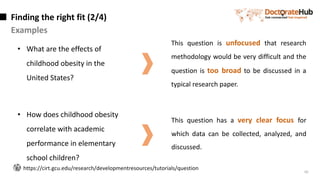Formulating research questions | PPTX