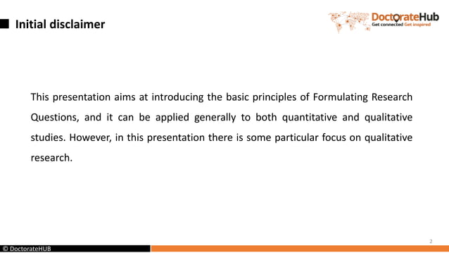 Formulating research questions | PPTX | Educational Assessment | Education