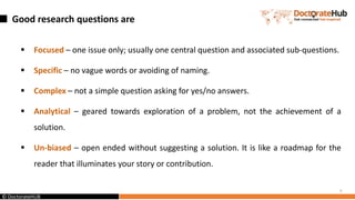 Formulating research questions | PPTX