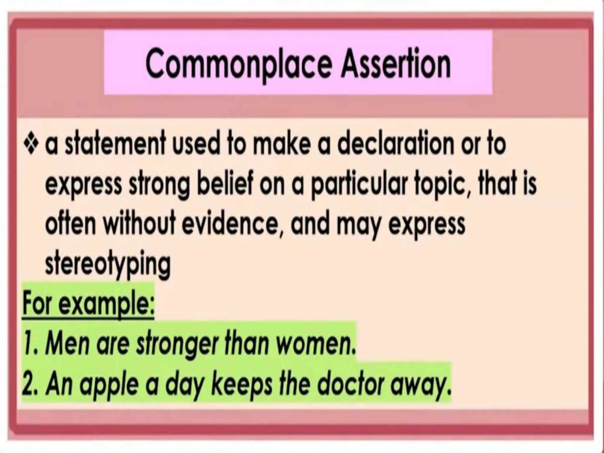 Formulating statement of opinion or assertion.pptx