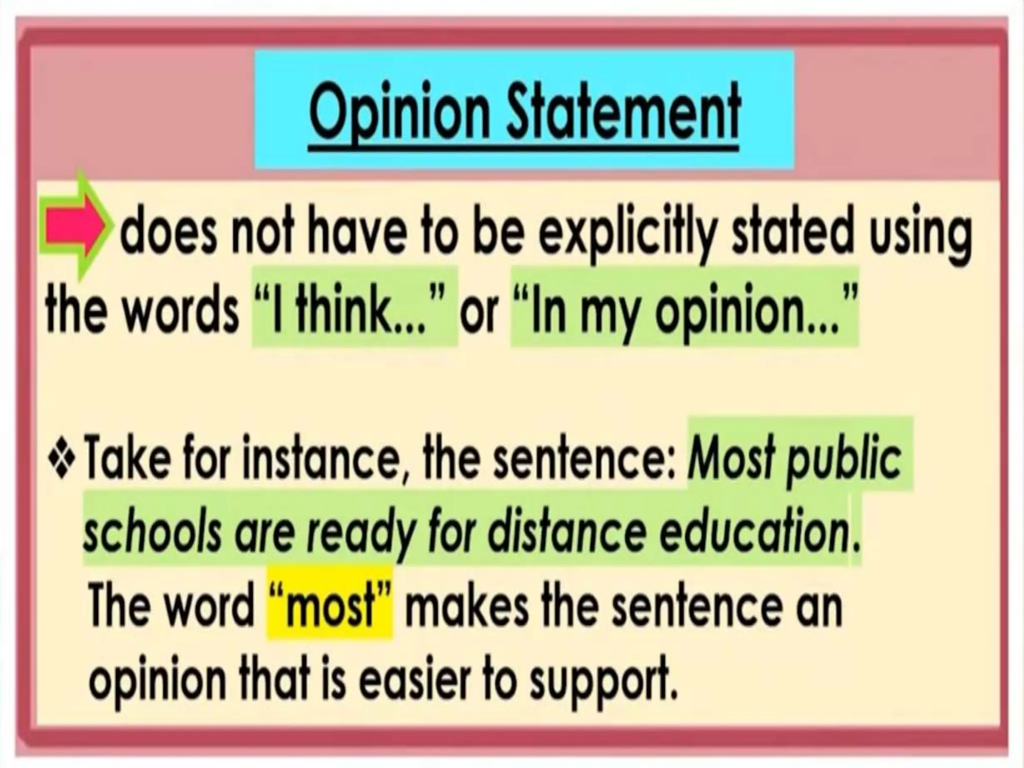 Formulating statement of opinion or assertion.pptx