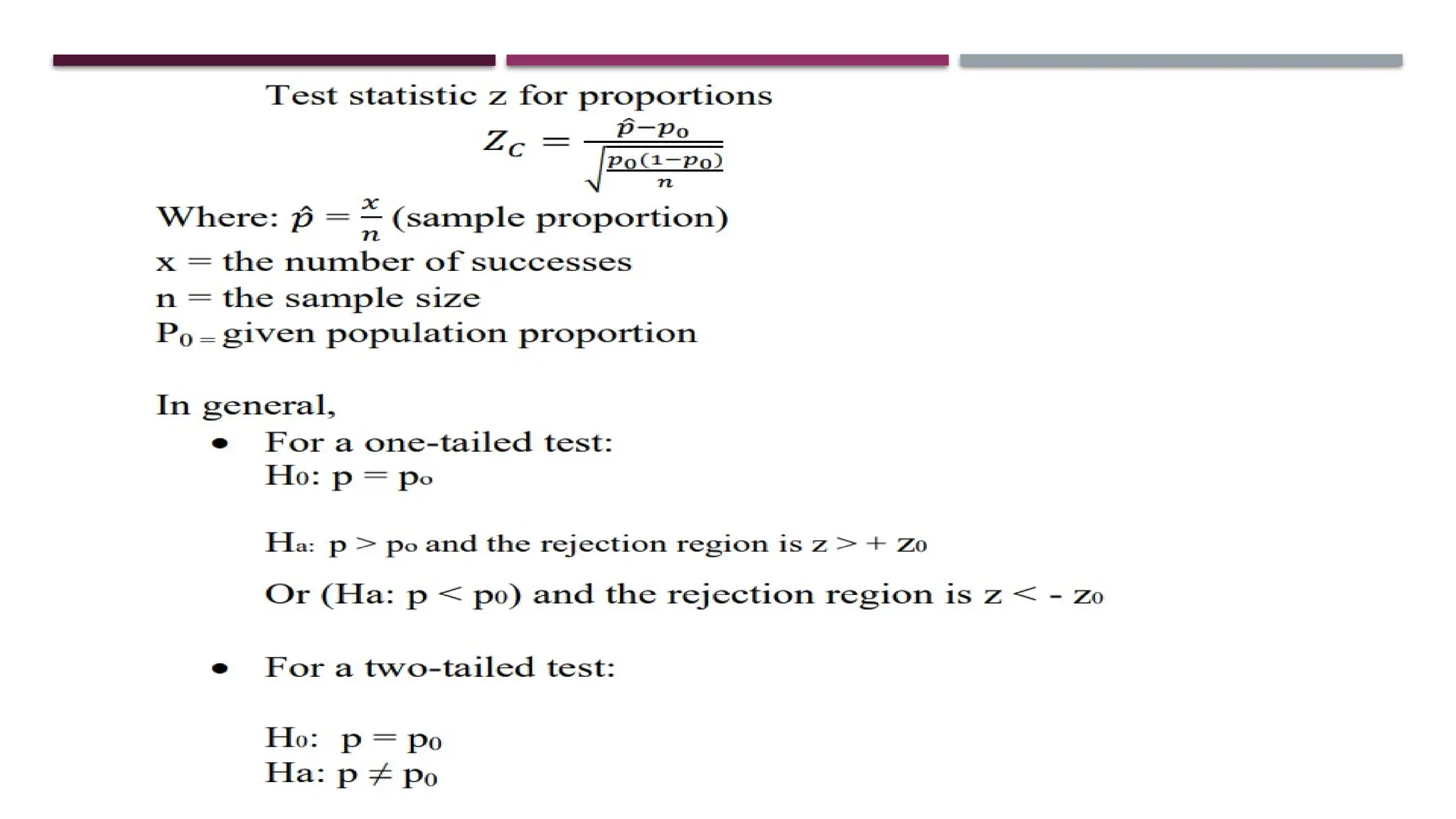 Formulating the appropriate null and alternative hypotheses on proportion.pptx