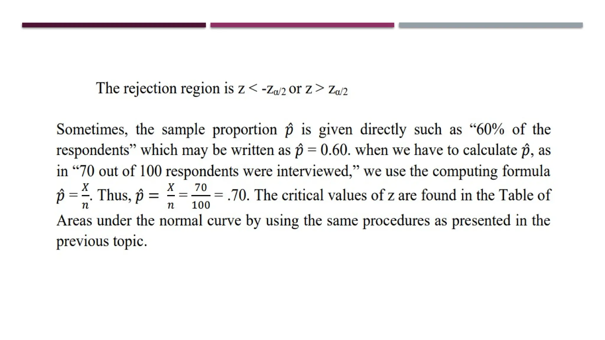 Formulating the appropriate null and alternative hypotheses on ...