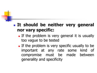 Formulatin of research problem | PPT