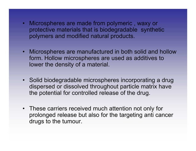 Formulation and-evaluation-of-microspheres | PDF | Chemistry | Science