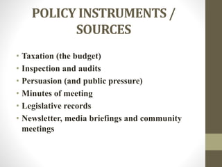 Public Policy Formulation Process | PPTX