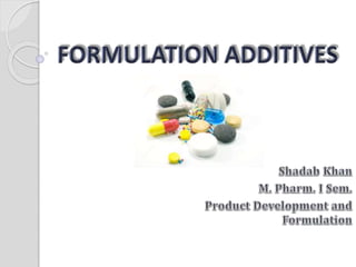 Formulation Additives | PPTX