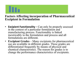 Formulation Additives | PPTX