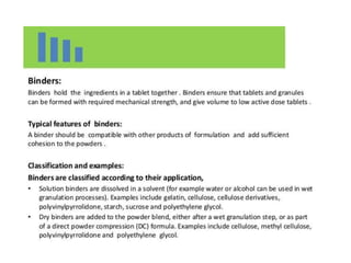 Formulation Additives | PPTX