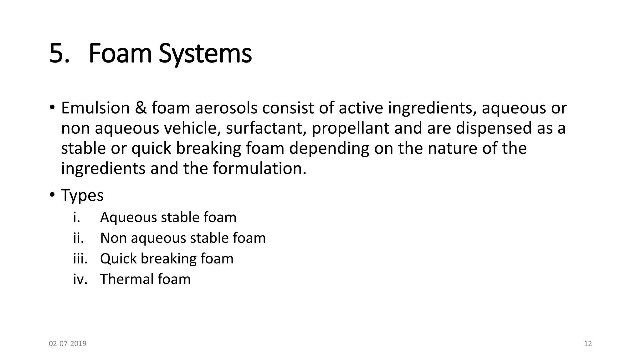 Formulation and evaluation of aerosals | PPTX